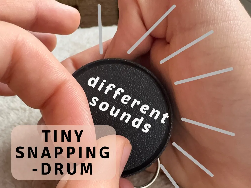 New Instrument – Snapping Drum - Keychain by tim_hrt MakerWorld ...