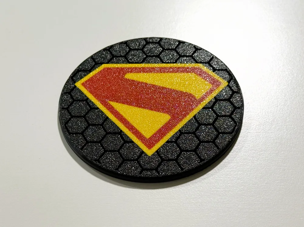 Superman Coaster by Viper7Gamer MakerWorld: Download Free 3D Models