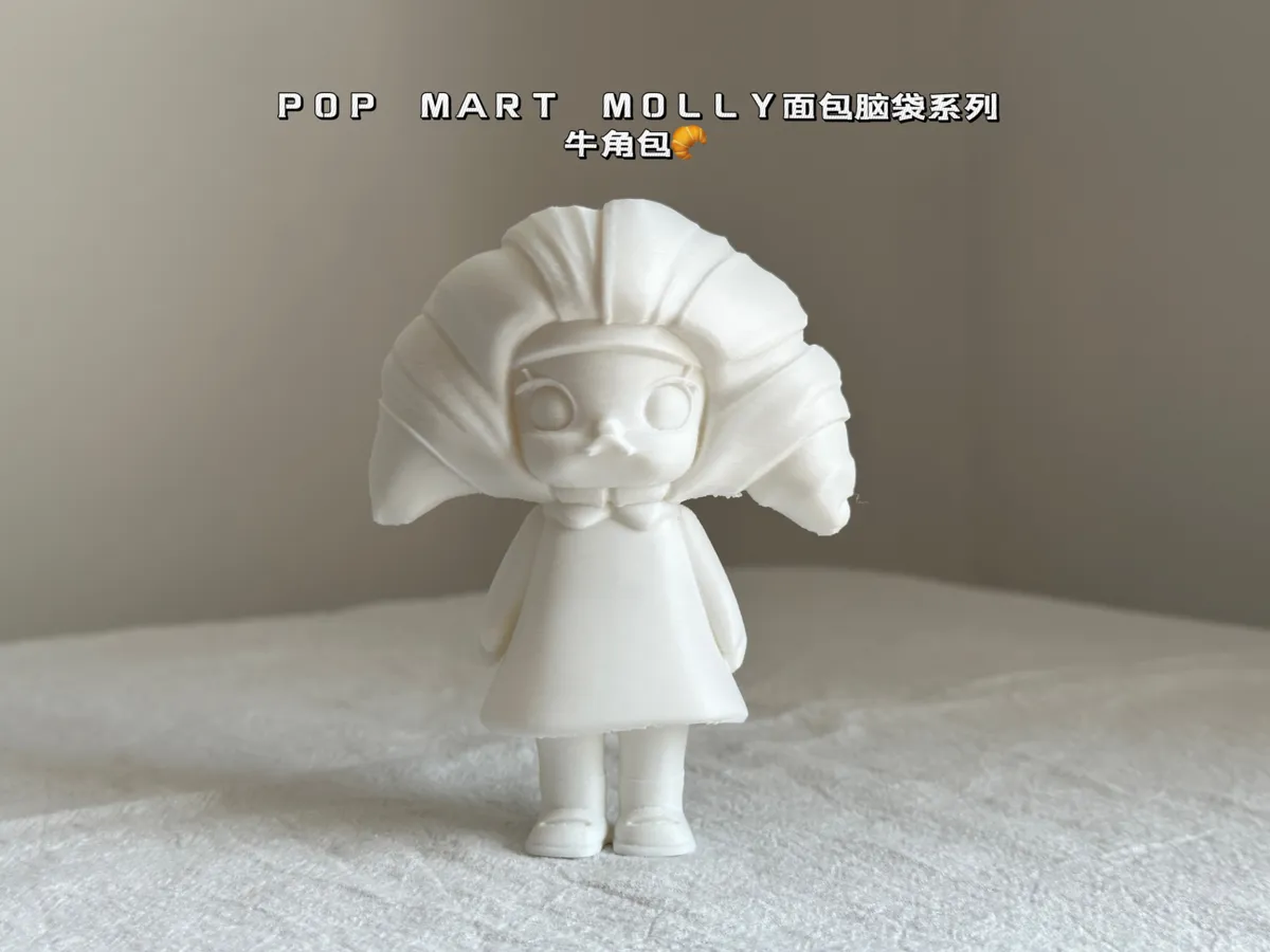 Pop Mart POP MART MOLLY Brotkopf-Serie Croissant von Angus162 MakerWorld: Kostenlose 3D-Modelle ...