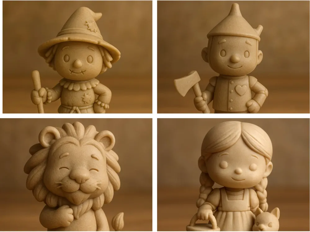 Wizard of OZ - characters by Alex.M MakerWorld: Download Free 3D Models