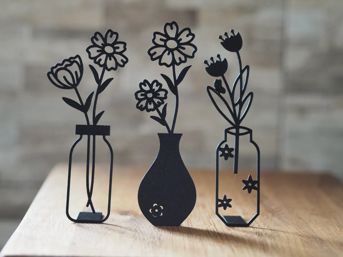Flowers in vase - Free 3D Print Model - MakerWorld