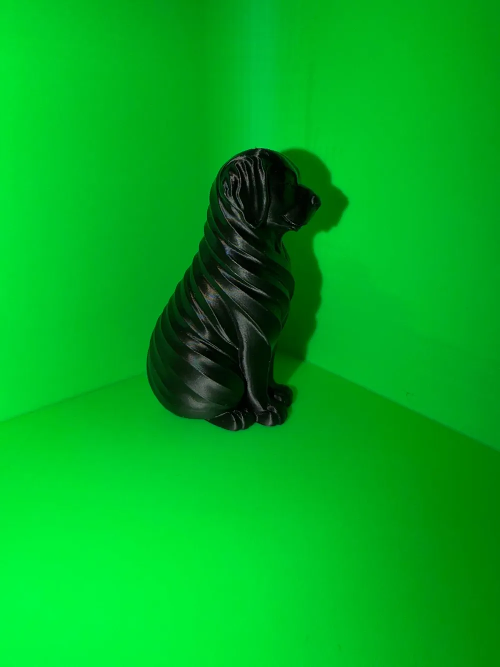 Spiral Tier Welt Golden Retriever - Free 3D Print Model - MakerWorld