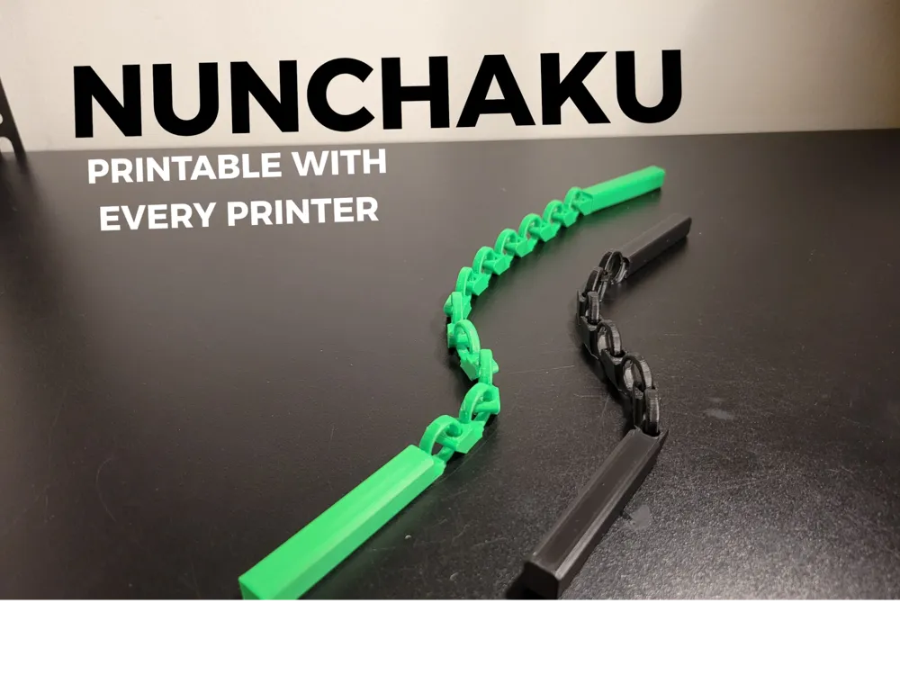 Single-piece Nunchaku - Free 3D Print Model - MakerWorld