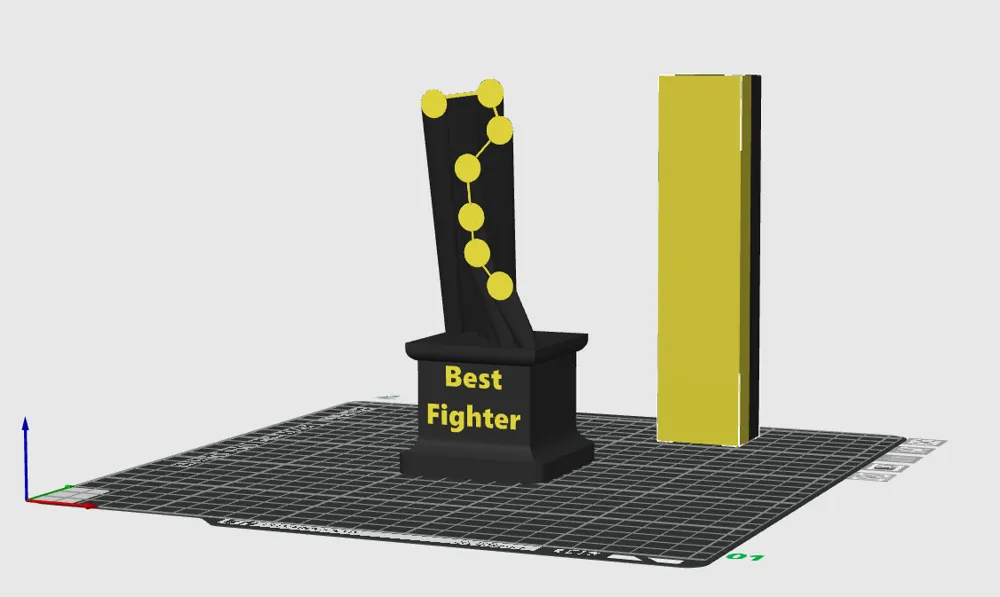 Best Fighter Trophy by zeus4g - MakerWorld