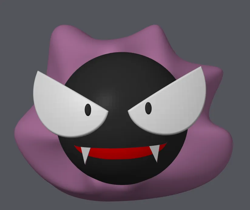 Gastly Pokemon Remixed by cwfflutter - MakerWorld