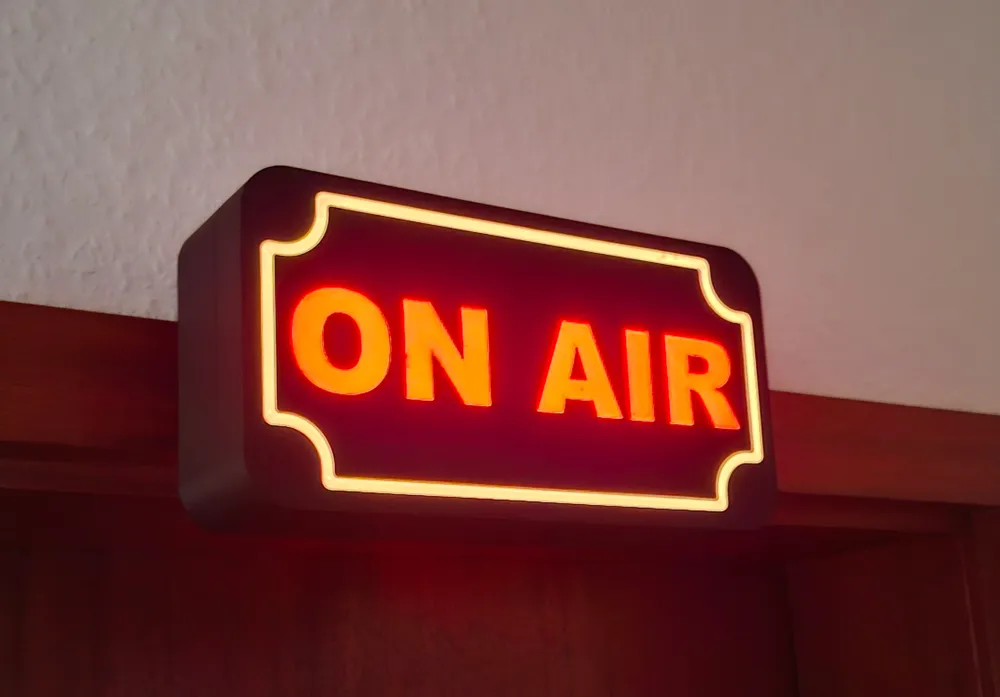 On Air Light Box / ON AIR LIGHT BOX by Mr.Dan - MakerWorld