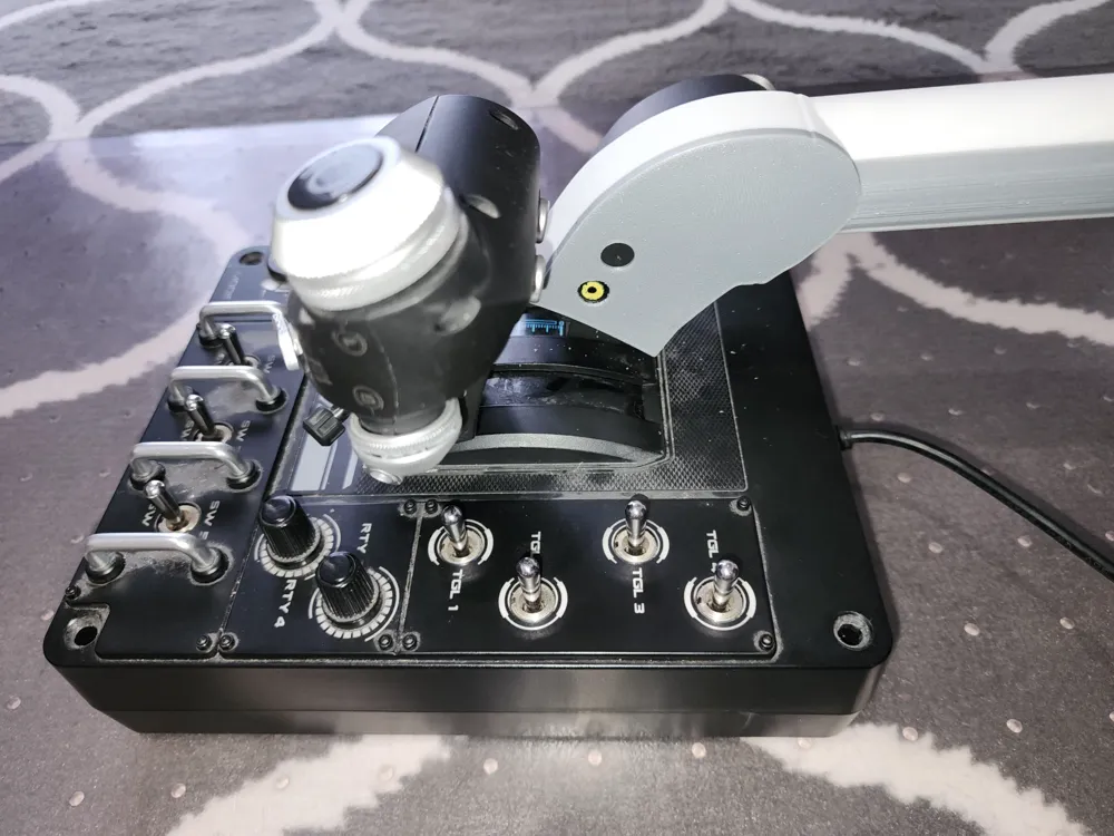 Logitech X56 Throttle Collective with Gamepad by Geoff MakerWorld ...