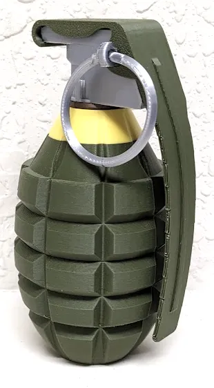 Grenade Storage Box with Flying Handle - Free 3D Print Model - MakerWorld