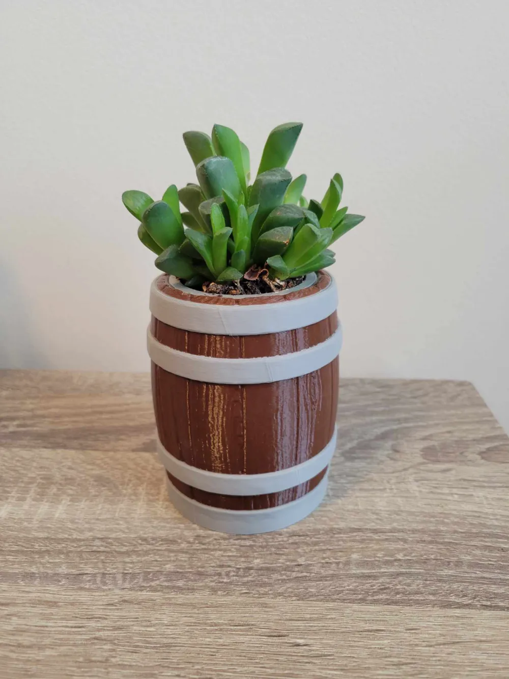 Barrel Plant Pot by Monchy_Bois - MakerWorld
