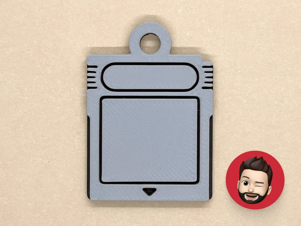 Gaming Gameboy cartridge keychain by nicodeimos - MakerWorld