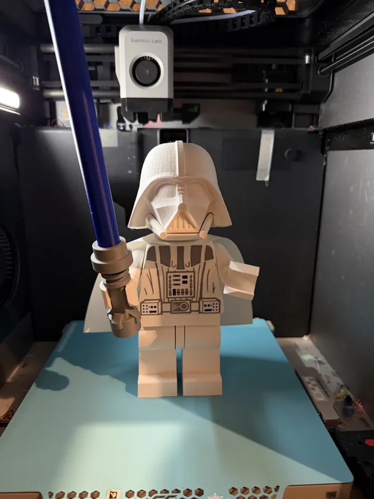 Brick Man Jedi Vader 500% - Free 3D Print Model - MakerWorld