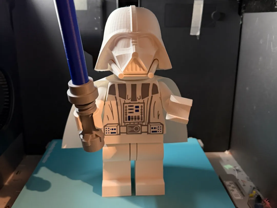 Brick Man Jedi Vader 500% - Free 3D Print Model - MakerWorld