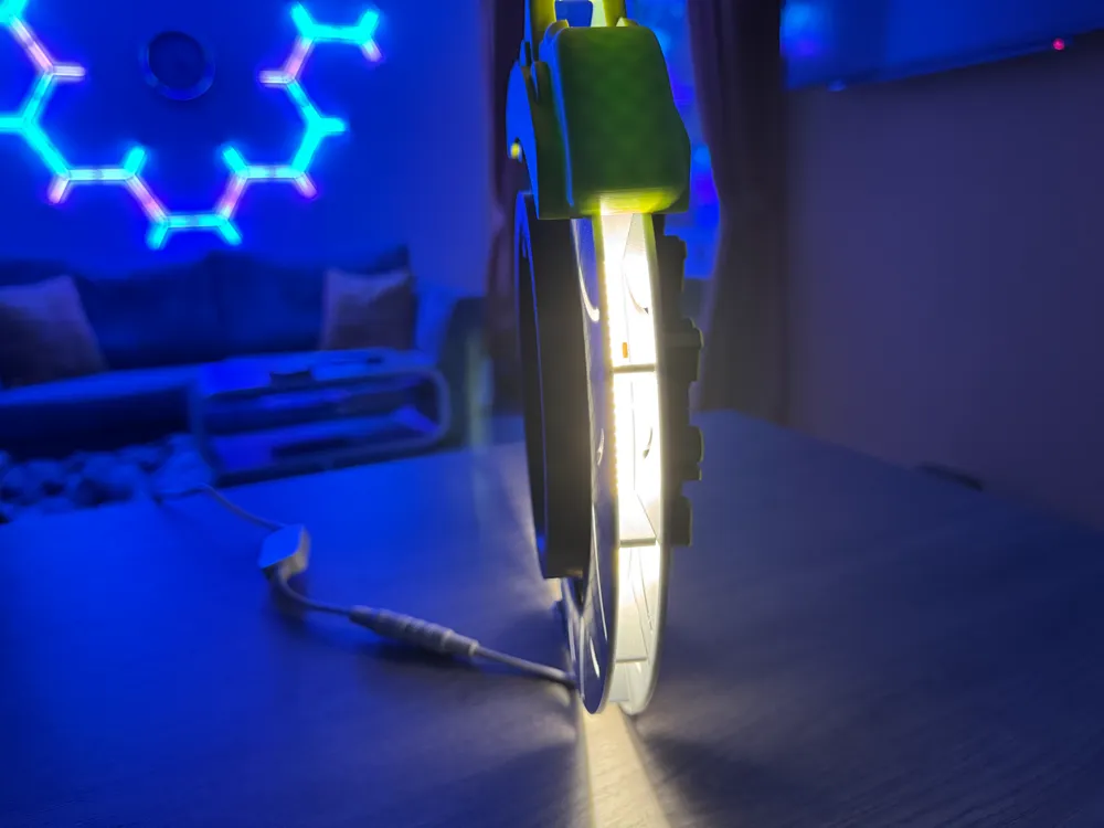 Brake Disc Wall Clock and Light - Free 3D Print Model - MakerWorld