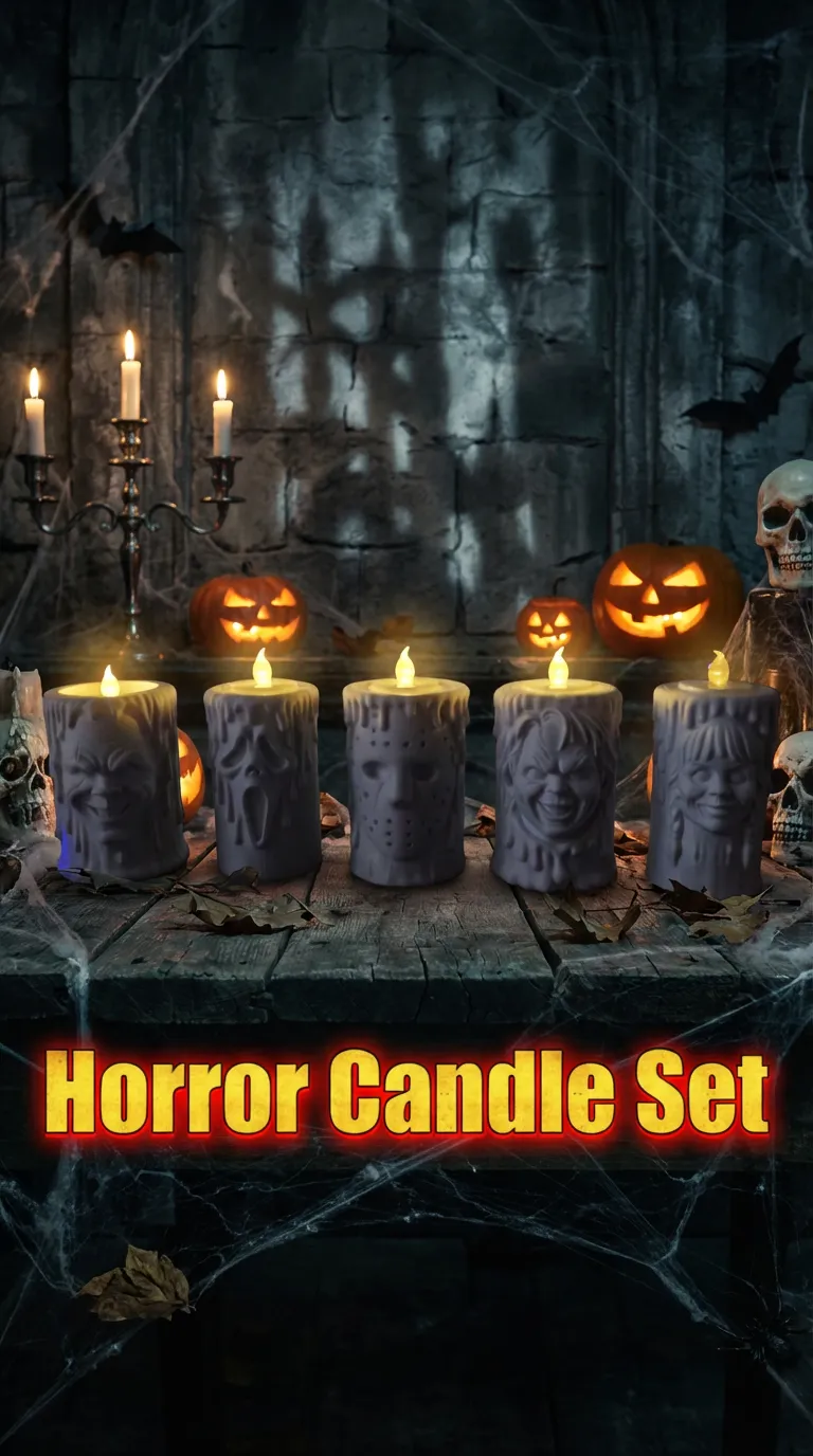 Horror Candle Set - Free 3D Print Model - MakerWorld