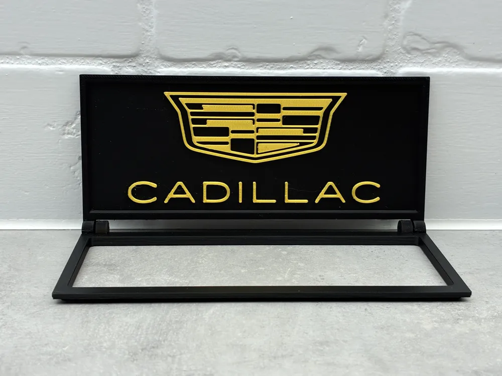 Lid - Cadillac Inspired toolbox desk organizer pen - Free 3D Print ...