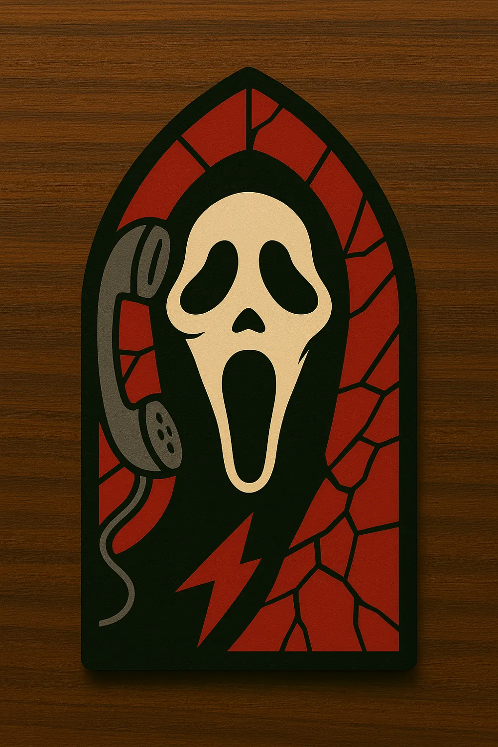Ghostface - Scream - Stained Glass Wallart by 3DPrintsForYou MakerWorld ...