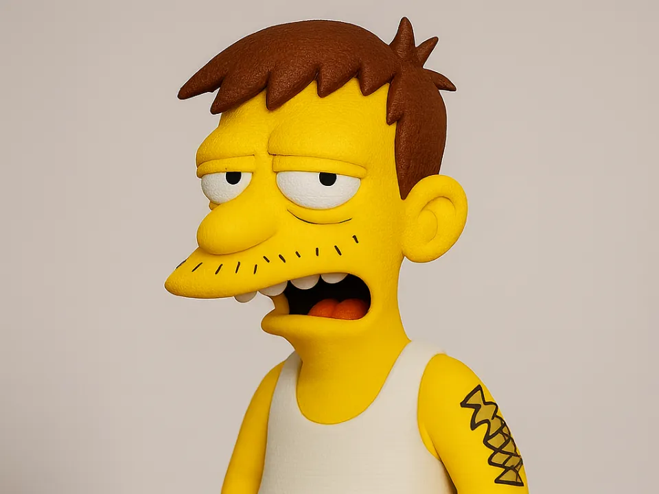 Cletus Spuckler - The Simpsons - Adorable Model by Pablo Printcasco ...