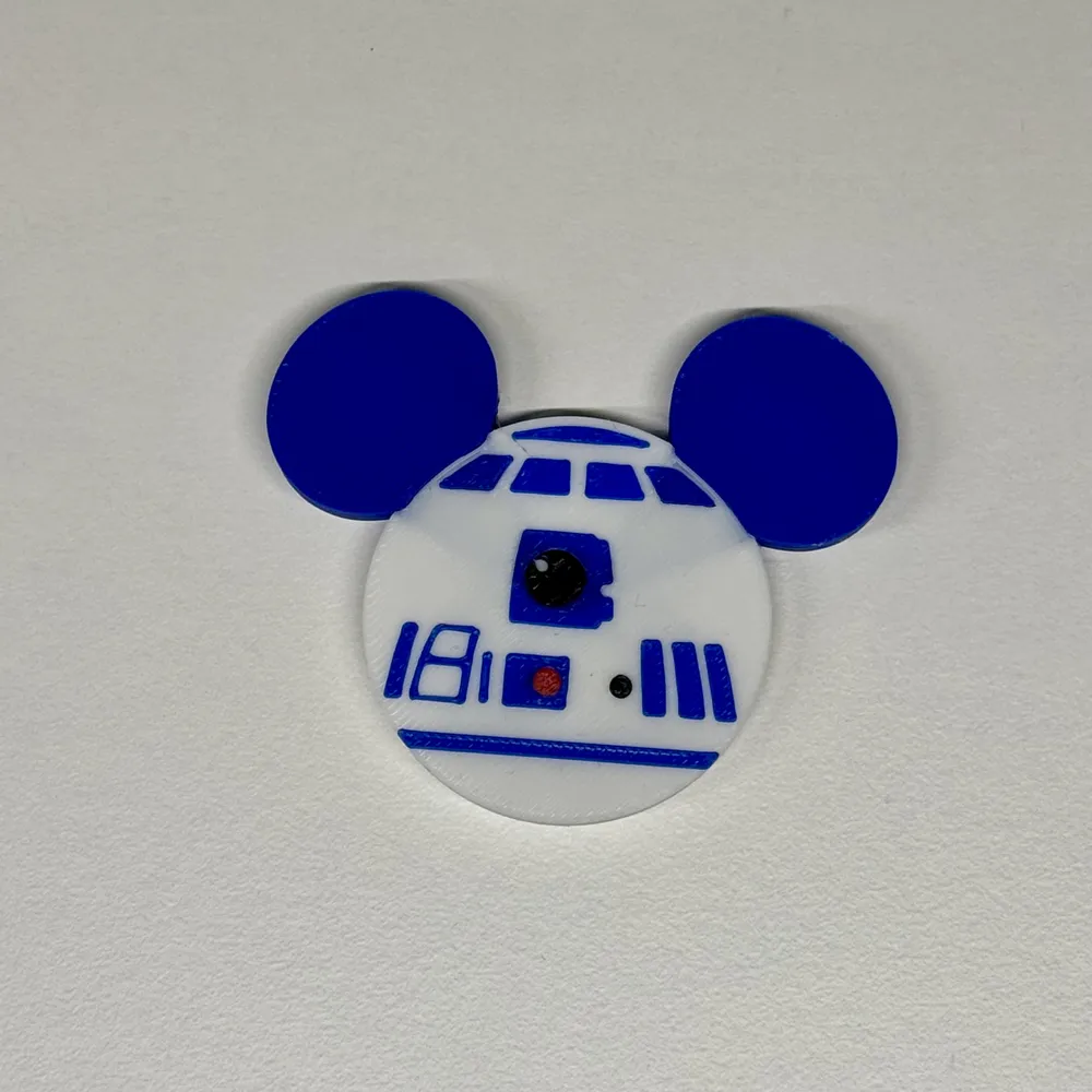 Star Wars Mickey Head Magnets - Free 3D Print Model - MakerWorld