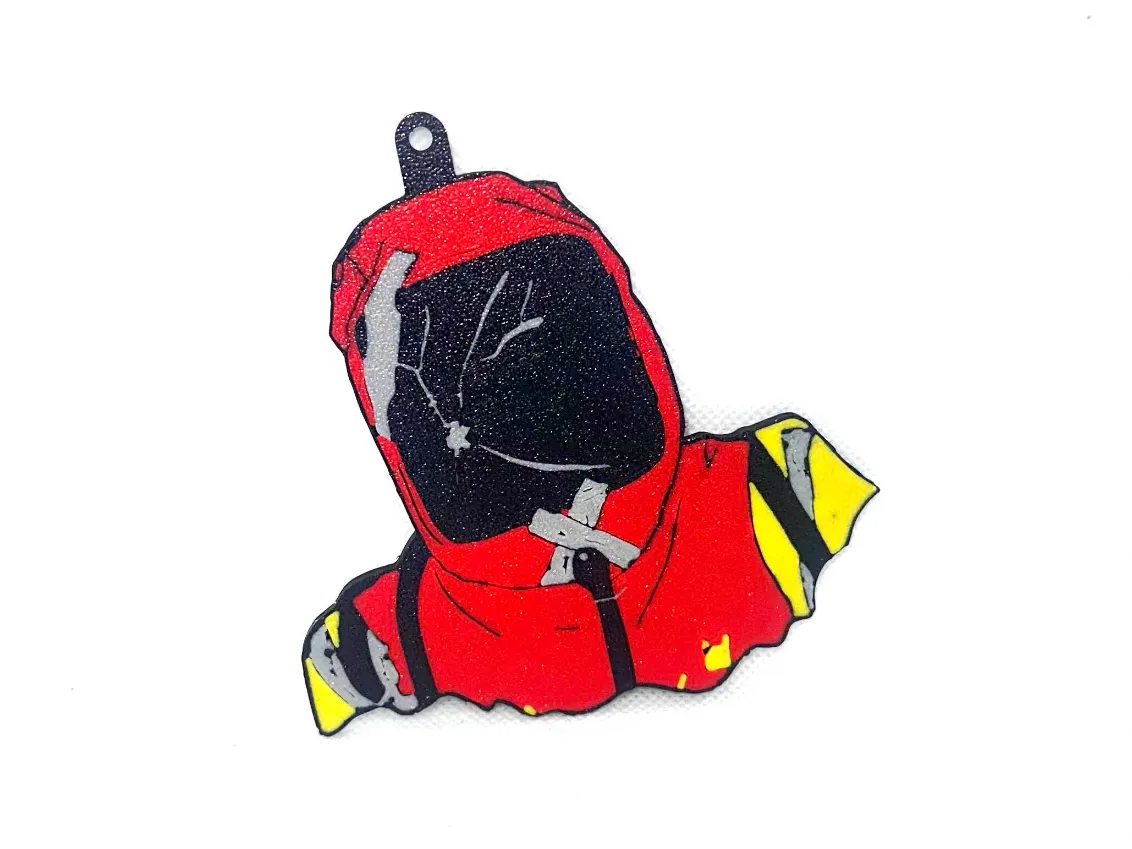 Rust hazmat suit Keychain - Free 3D Print Model - MakerWorld