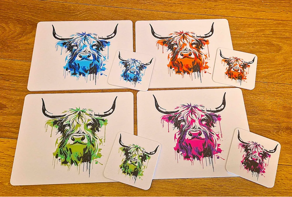 Scottish Highland Cow Coaster by SA3D Designs - MakerWorld