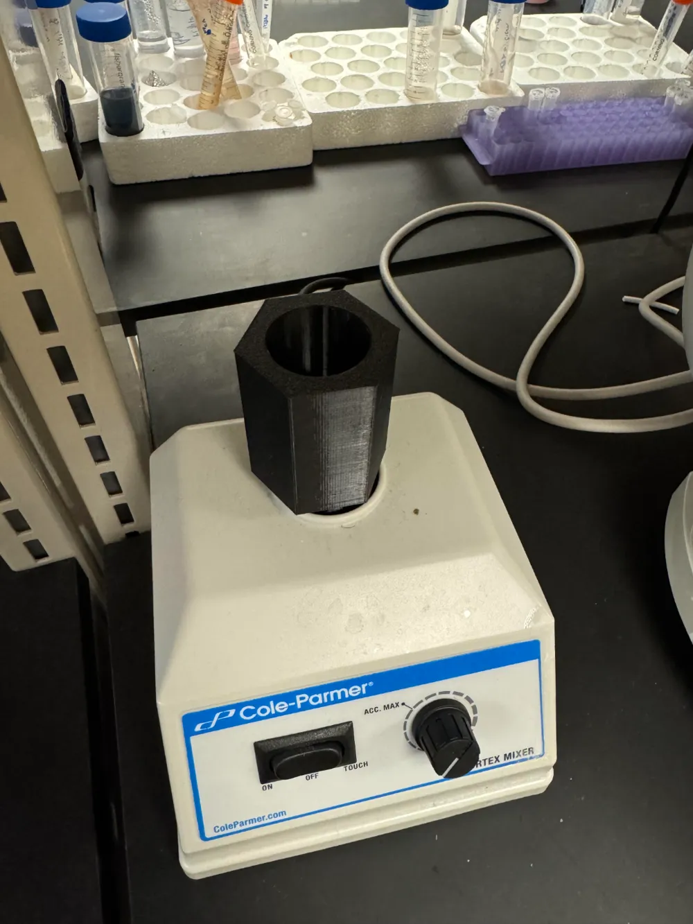 50 ml Falcon Holder for Vortex Mixer by Natasha12190 - MakerWorld