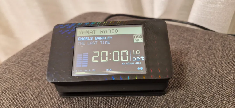 Webradio yoRadio enclosure Remixed by Besla TZG - MakerWorld