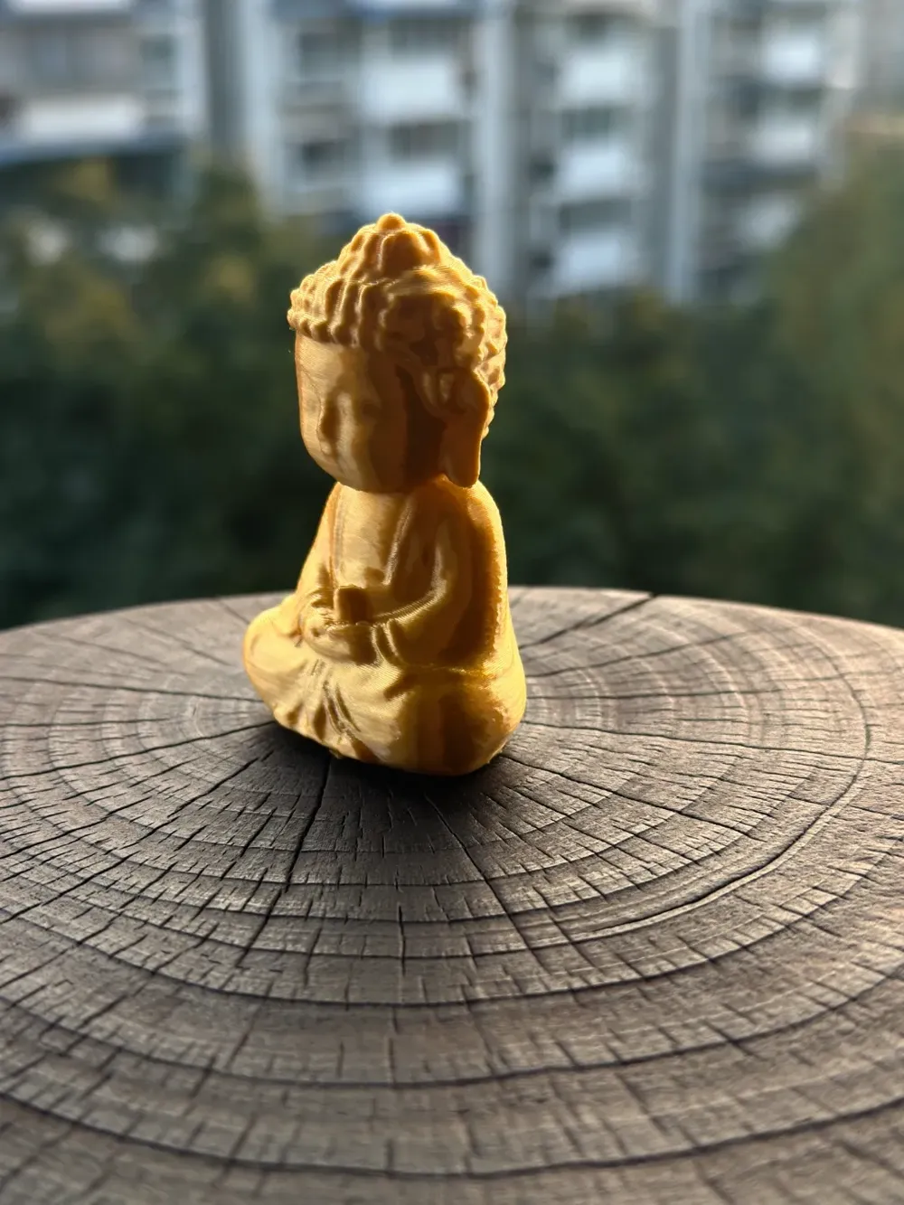 Q Version Sitting Buddha - 14g by BCluluMakerWorld: Download Free 3D Models