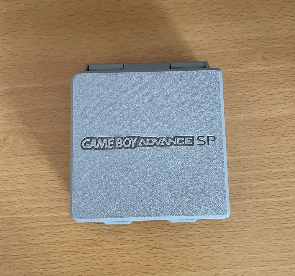 Game Boy Advance SP Box case with Logo Shared by dunnoz - MakerWorld