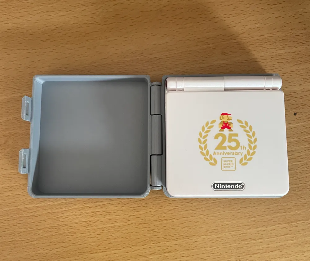 Game Boy Advance SP Box case with Logo Shared by dunnoz - MakerWorld