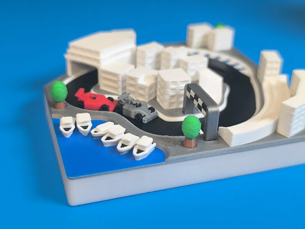 Mini Formula 1 Monaco GP - Functional Diorama by BamBam Design ...