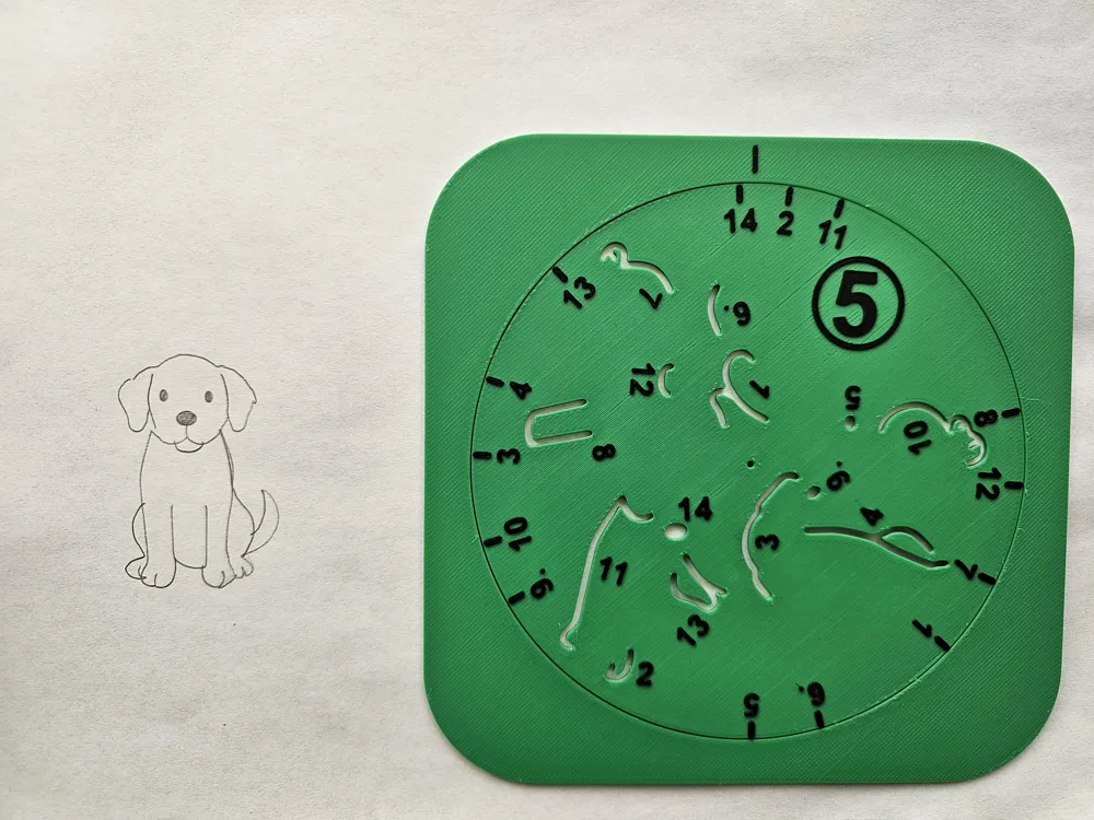 Rotary Drawing Stencil - Twist Art 5 by THIMM1 - MakerWorld