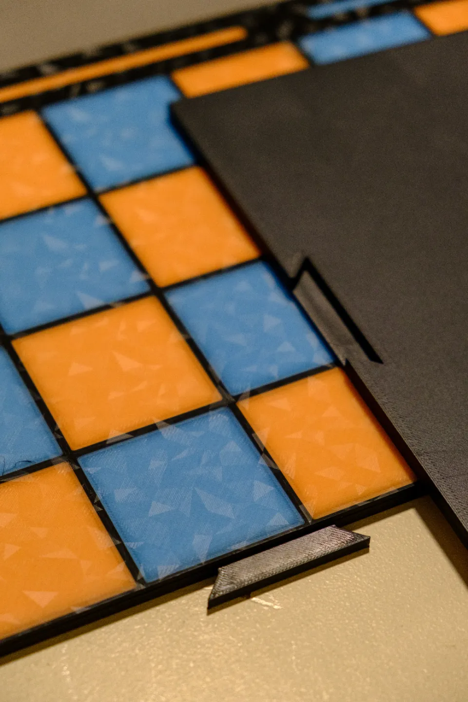 TRON themed Chess Board (Glow In the Dark) by CreeaFabra - MakerWorld