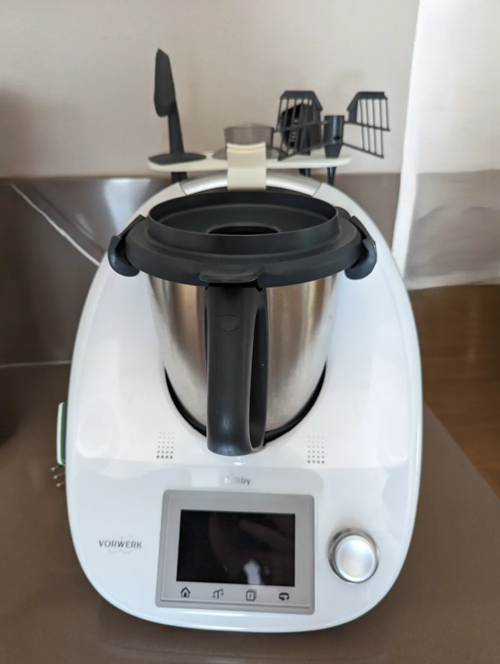 Thermomix (bimby) TM5 TM6 tool holder + lid holder Remixed by metus88 ...