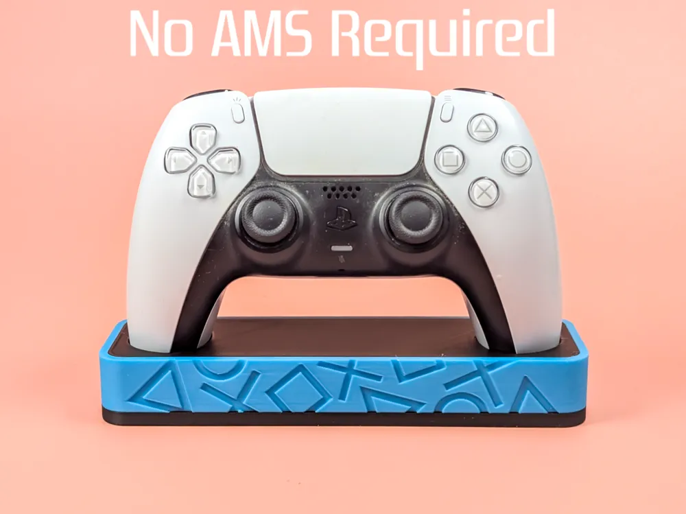 PS5 Controller Stand - Shapes (Larger) by phoenix3dmodels MakerWorld: Download Free 3D Models