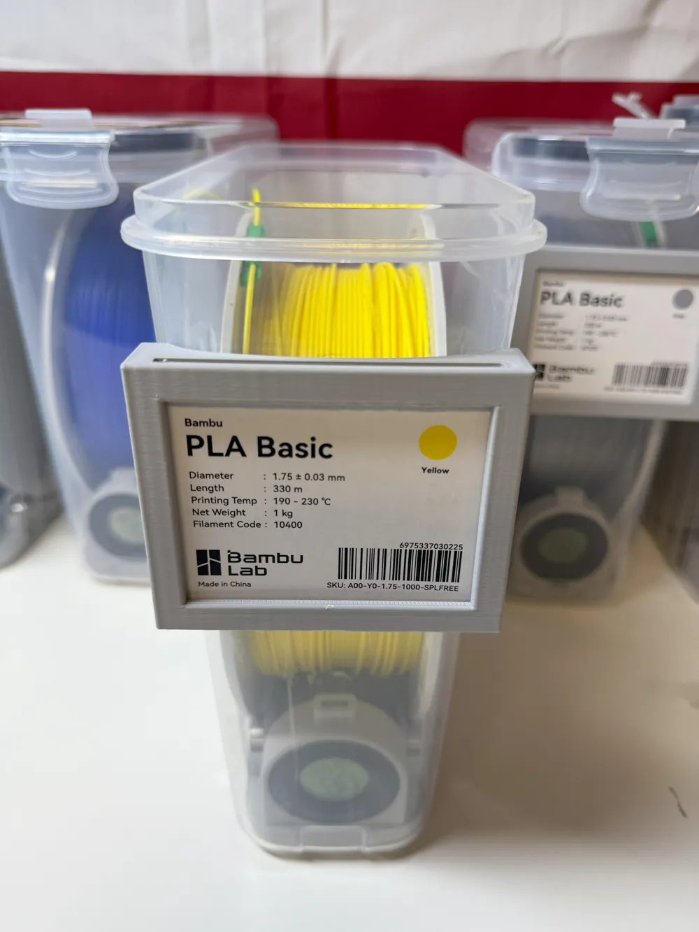 Cereal Box Filament Storage Label Holder by Eddie T, MakerWorld ...