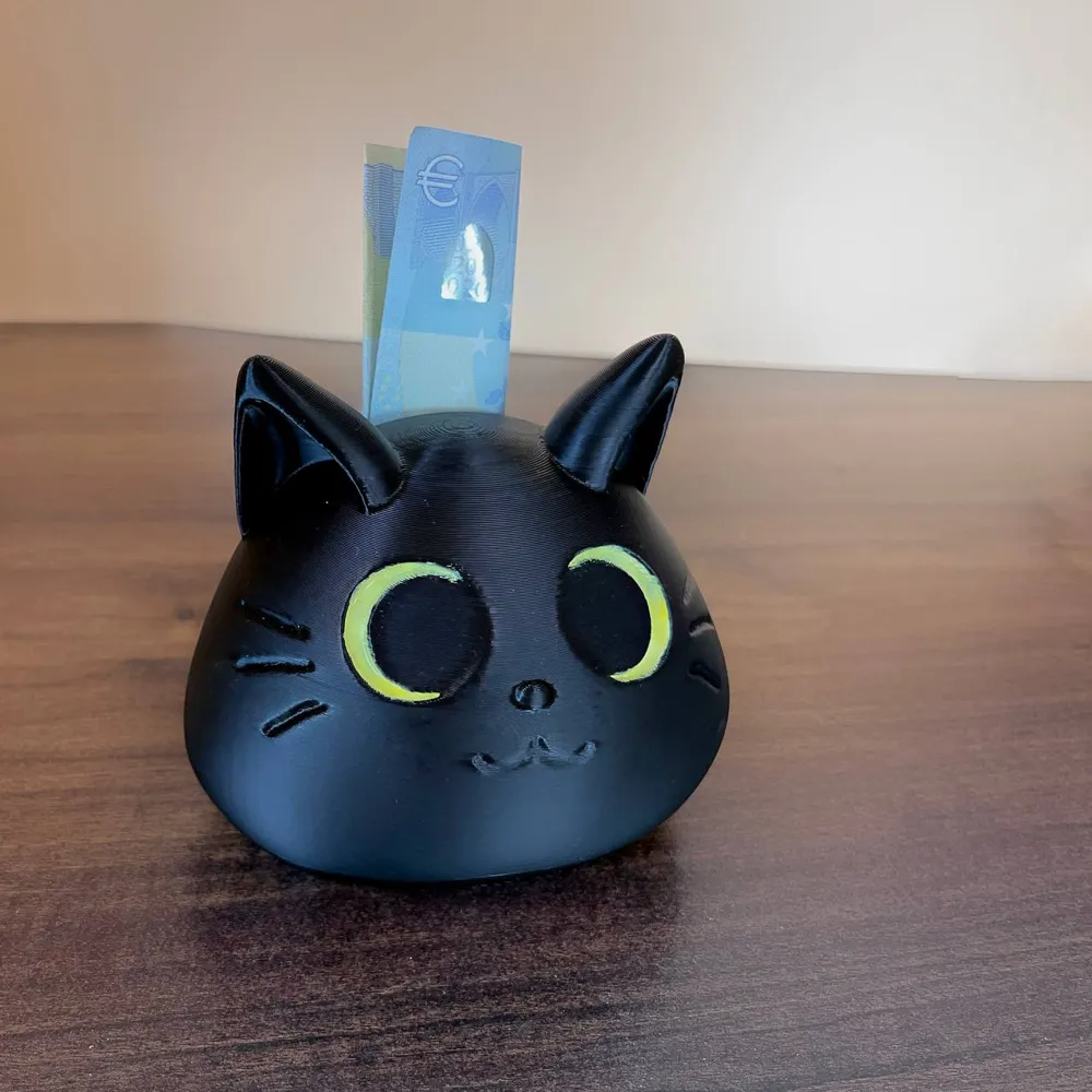 Kitty bank - Free 3D Print Model - MakerWorld