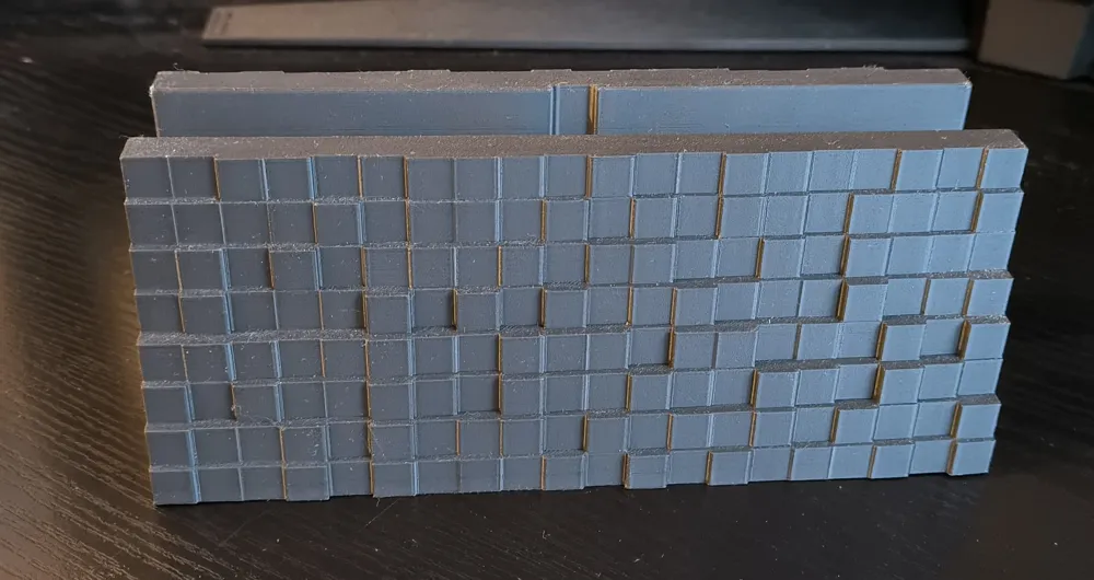 Vertical Laptop Stand – Random Cube Pattern - Free 3D Print Model ...