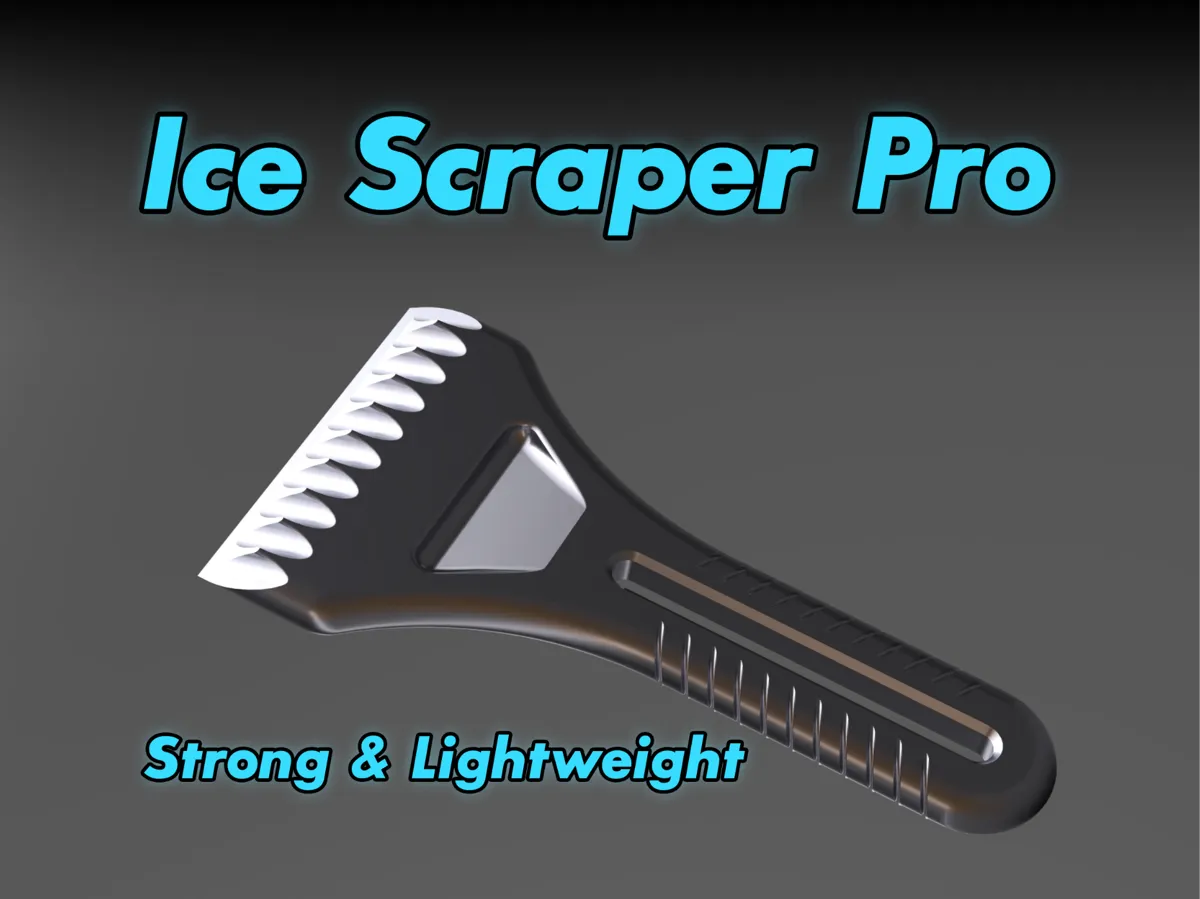 Ice Scraper Pro - Free 3D Print Model - MakerWorld