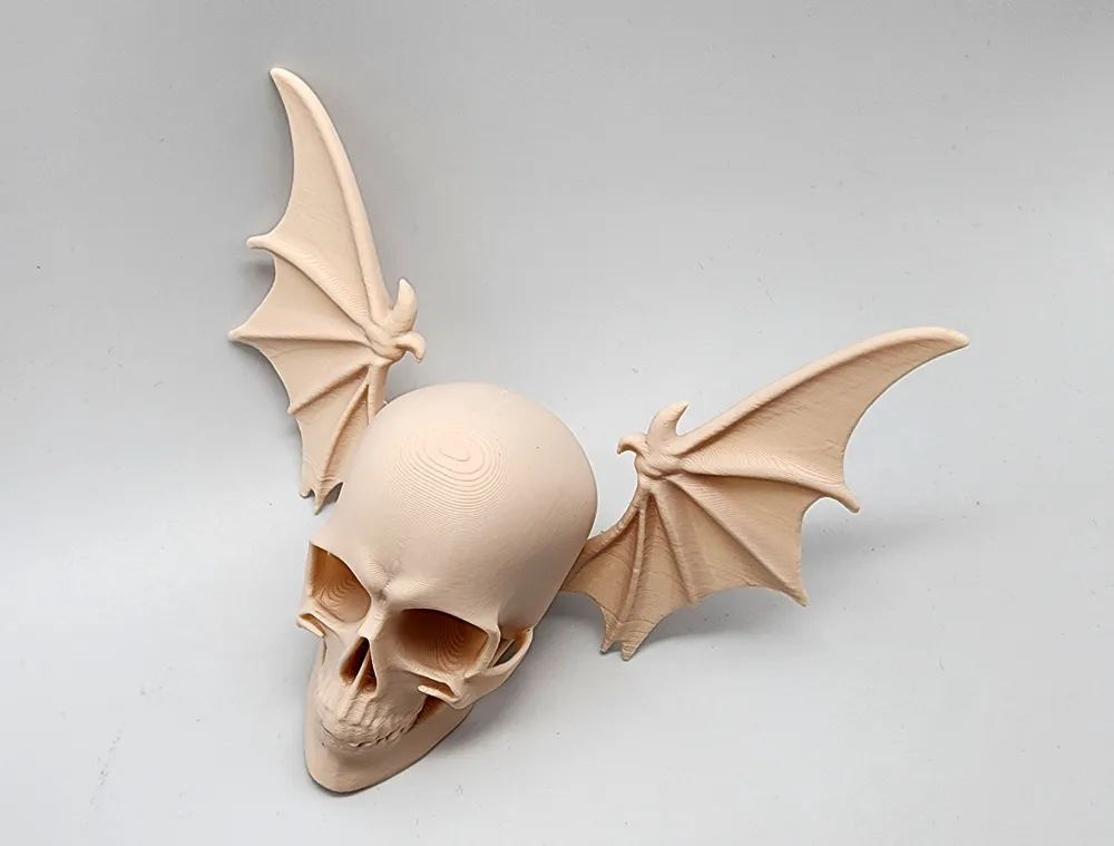 Bat-Wing Skull by Triple G Workshop - MakerWorld