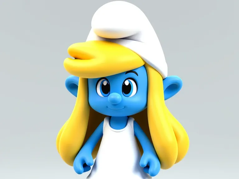 Smurfette - The Cutest Smurf Figurine by Only Workout - MakerWorld