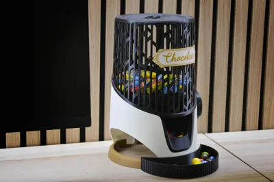 Candy & Chocolate Dispenser Fully 3D Printed - Free 3D Print Model ...
