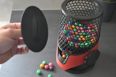 Candy & Chocolate Dispenser Fully 3D Printed - Free 3D Print Model ...