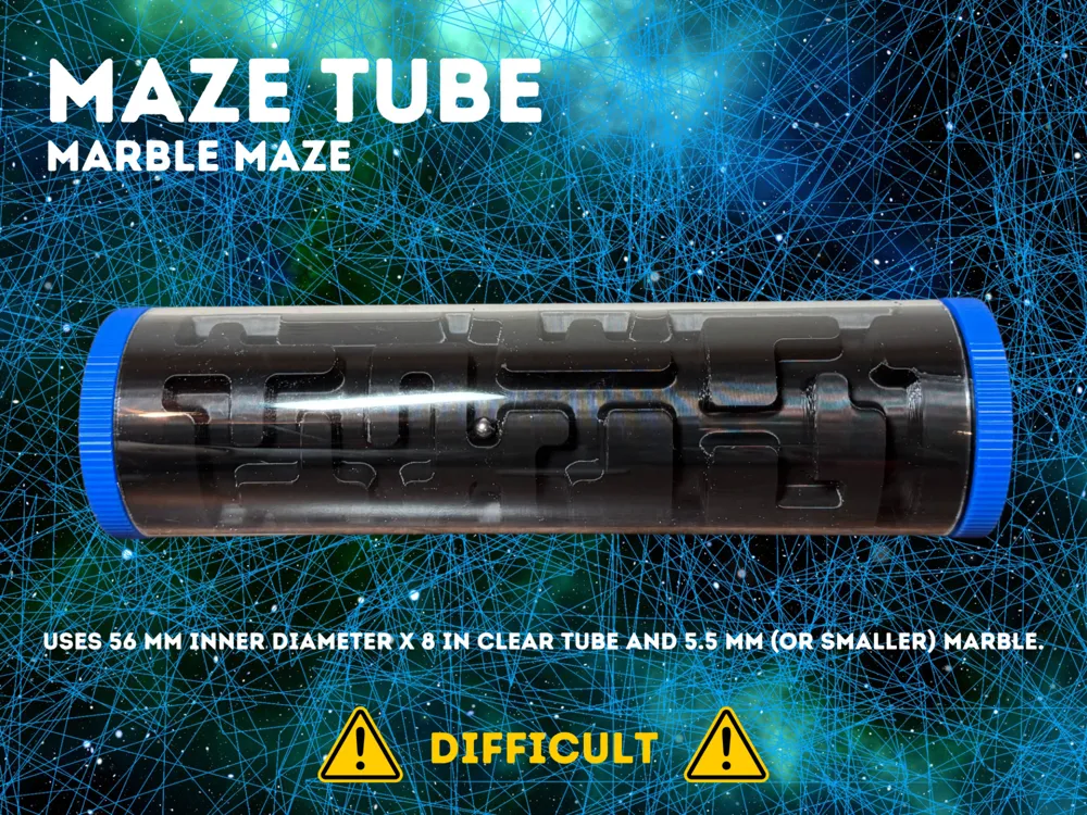Maze Tube - Free 3D Print Model - MakerWorld
