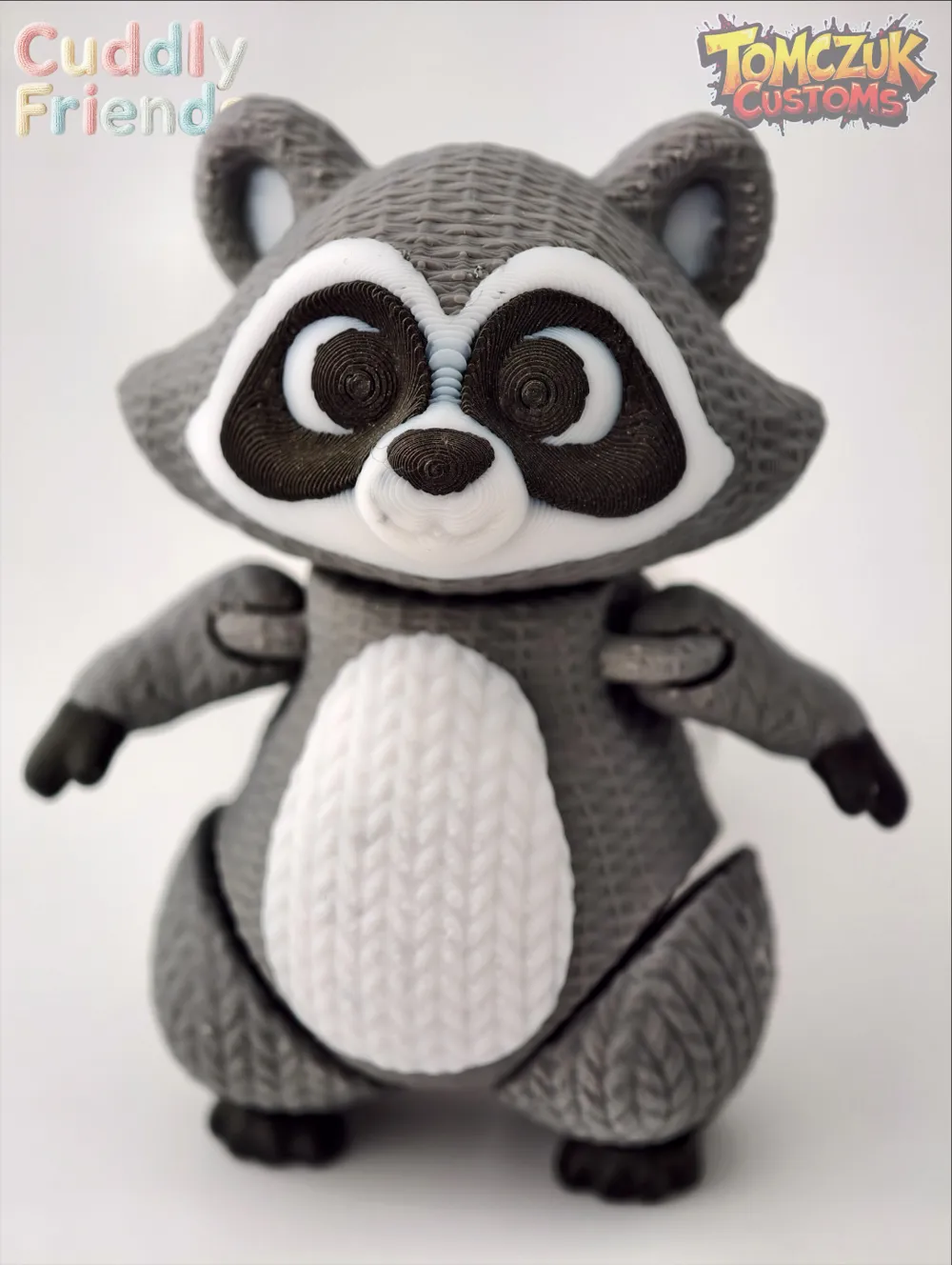 Cuddly Friends – Raccoon - Free 3D Print Model - MakerWorld
