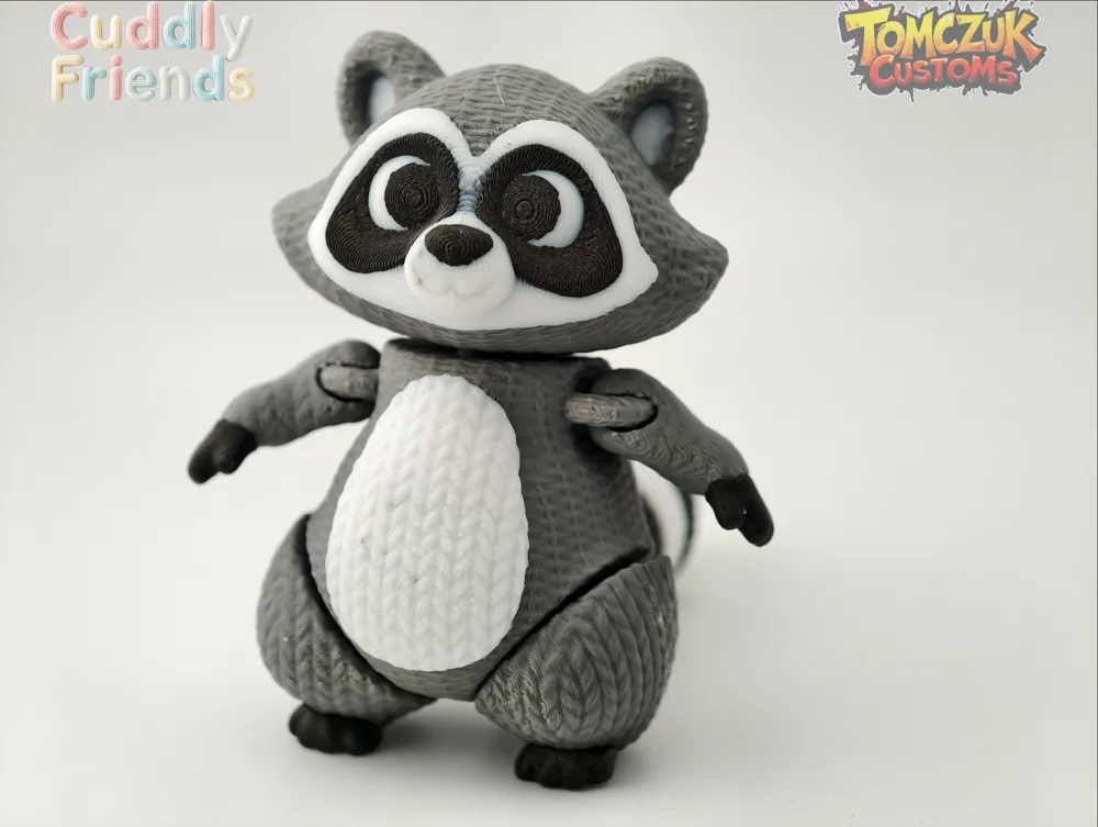 Cuddly Friends – Raccoon by TomczukCustoms MakerWorld: Download Free 3D ...