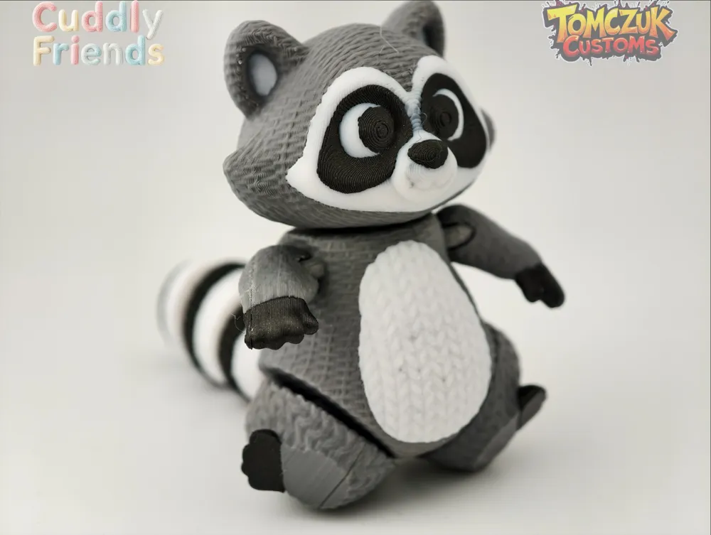 Cuddly Friends – Raccoon by TomczukCustoms MakerWorld: Download Free 3D ...