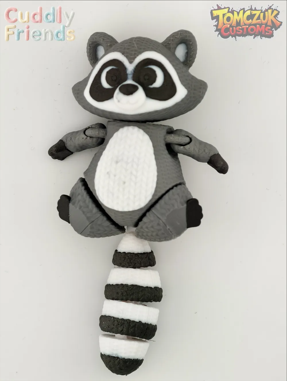 Cuddly Friends – Raccoon by TomczukCustoms MakerWorld: Download Free 3D ...
