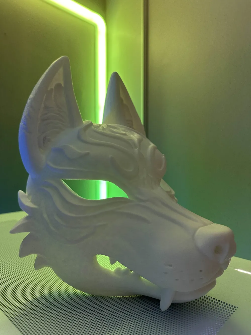 Kitsune cosplay mask - Free 3D Print Model - MakerWorld