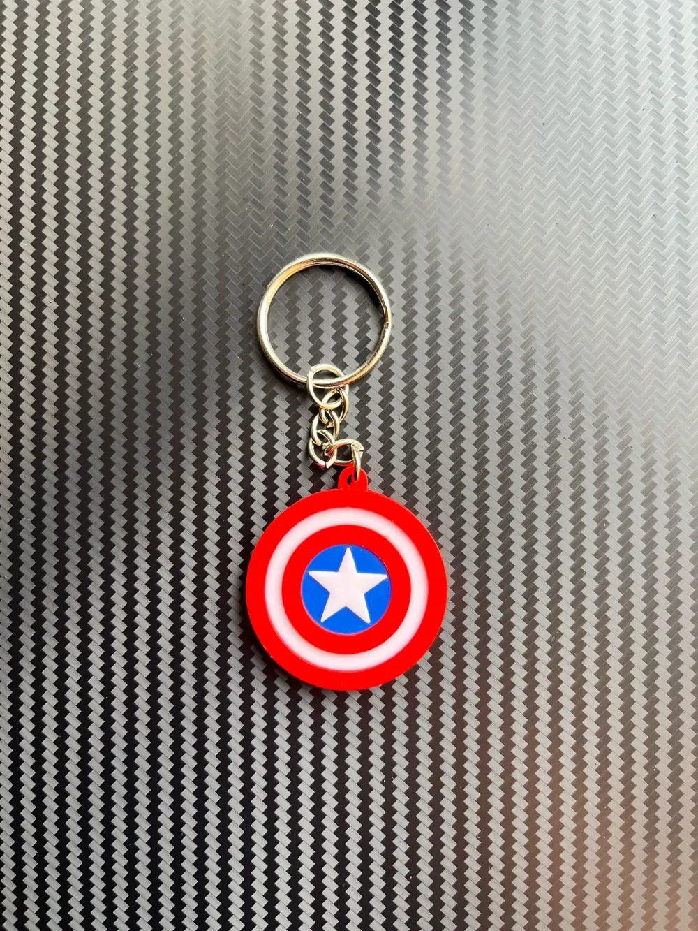 Captain America Keychain by Patrilipeo MakerWorld: Download Free 3D Models