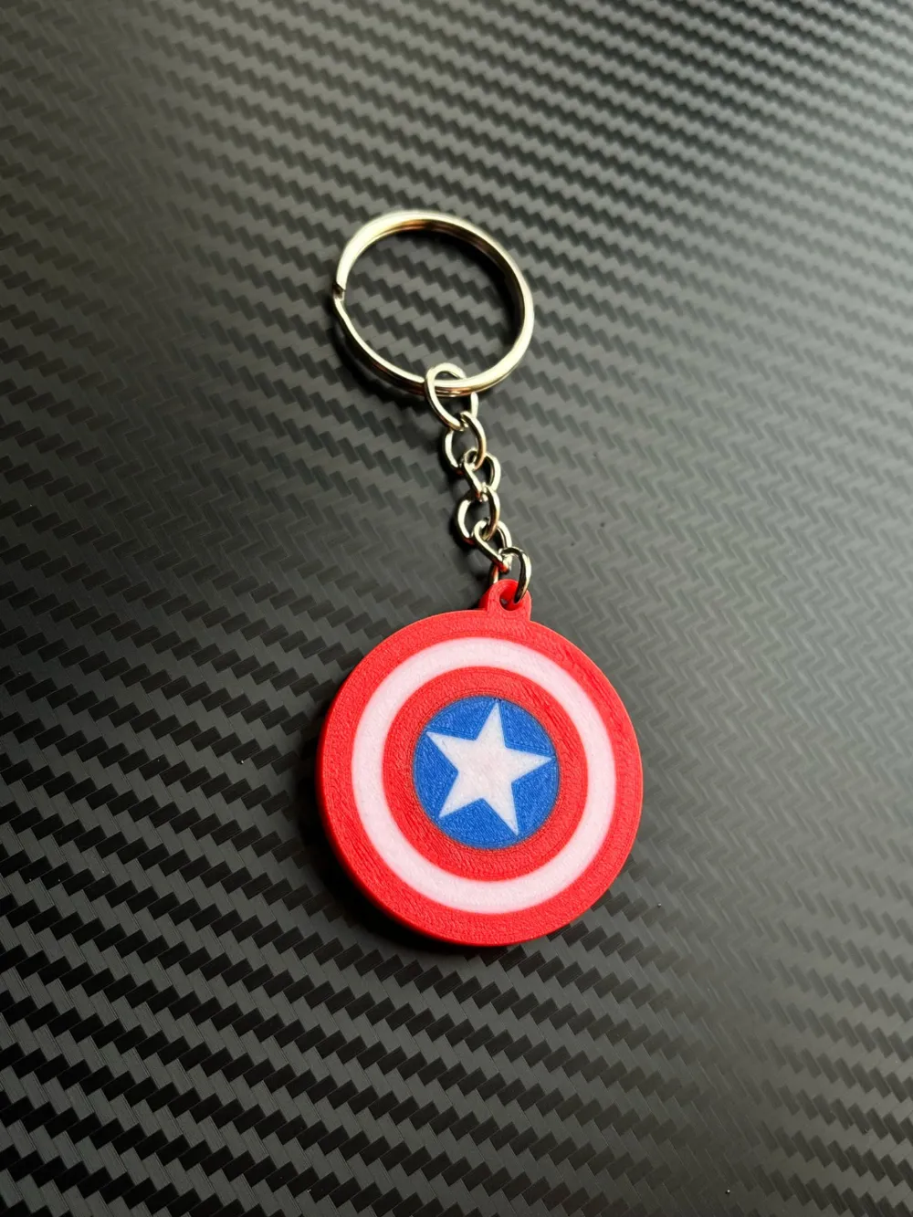 Captain America Keychain by Patrilipeo MakerWorld: Download Free 3D Models